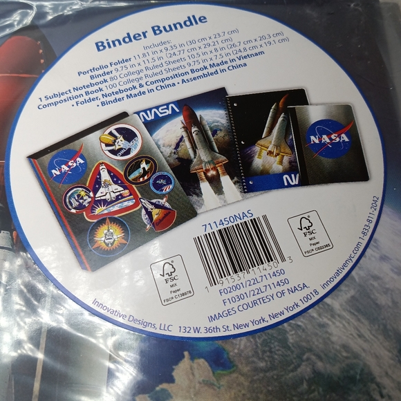 Innovative Design | Office | New Sealed Nasa Binder Bundle Back To School | Poshmark
